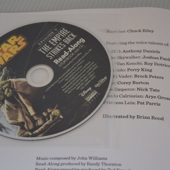 Disney | Toys | Star Wars Read Along Storybook Cd Empire Kids Book ...